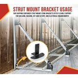 Modular Strut Channel Mount Brackets For Installing Shelving ...