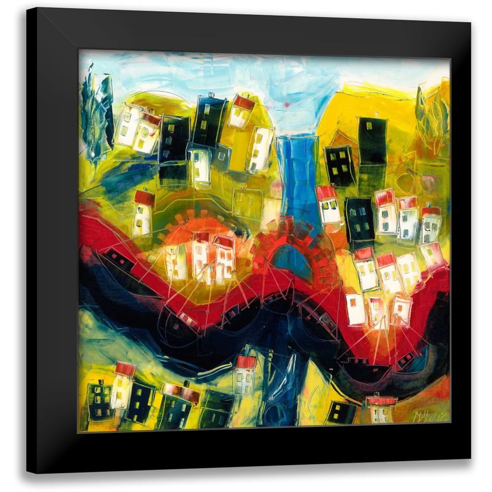 Muller,Max 15x15 Black Modern Framed Museum Art Print Titled - Abstract ...