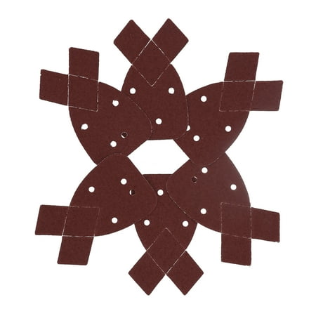 LYUMO 4 Holes Dovetail Sandpaper,80 Grit Sandpaper,40Pcs Sandpapers 4 ...