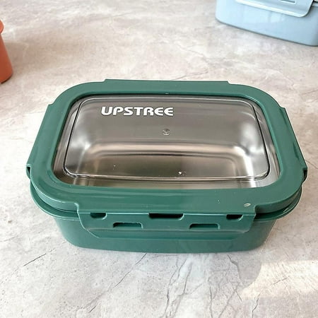 Kawaii Stainless Steel Lunch Box Portable Grids Bento Box Candy Color ...