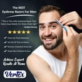 Vertex Men's Barber Kit: Beard Straight Edge Razor, Shaping Tool ...