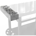 Pizza Topping Station for Grill Cart - 4 Compartment Trays with Lid ...