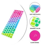 Jiandong keyboard skin Universal Gradient Laptop Keyboard Cover ...