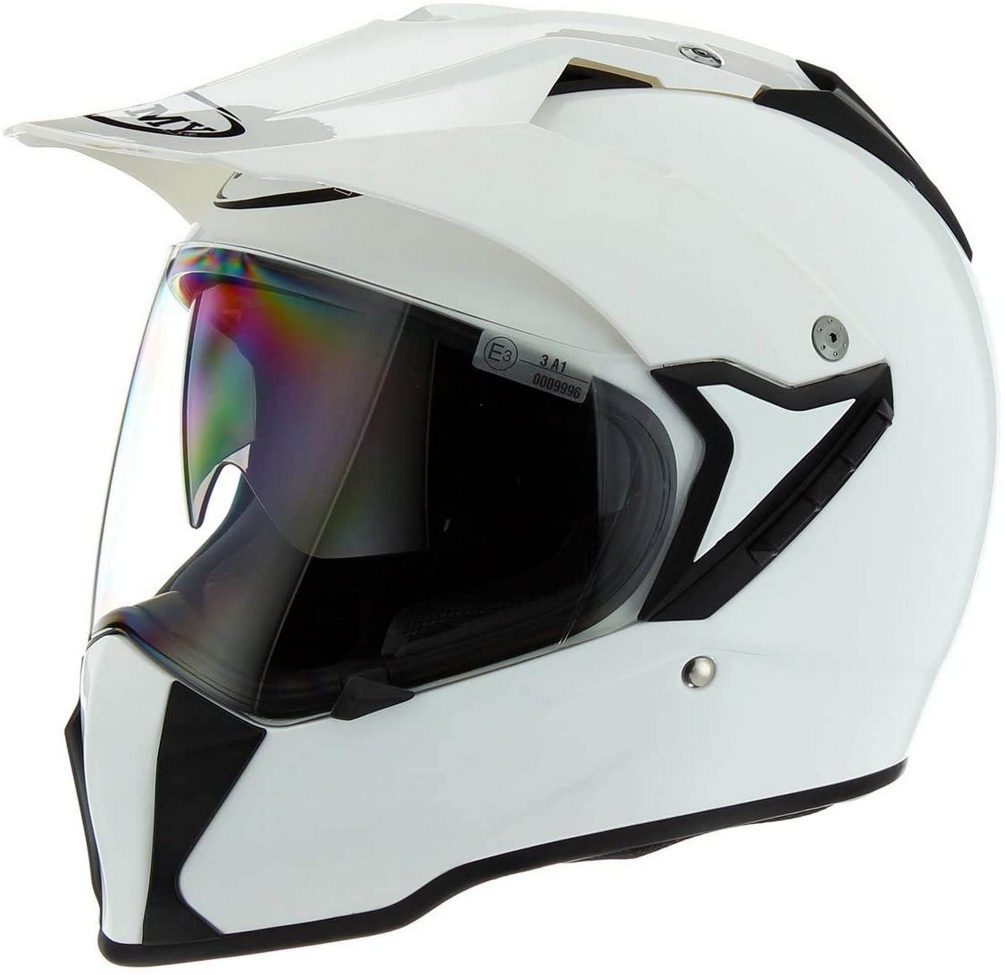 Suomy Tourer Solid Dual Sport Helmet White XXL - Walmart.com