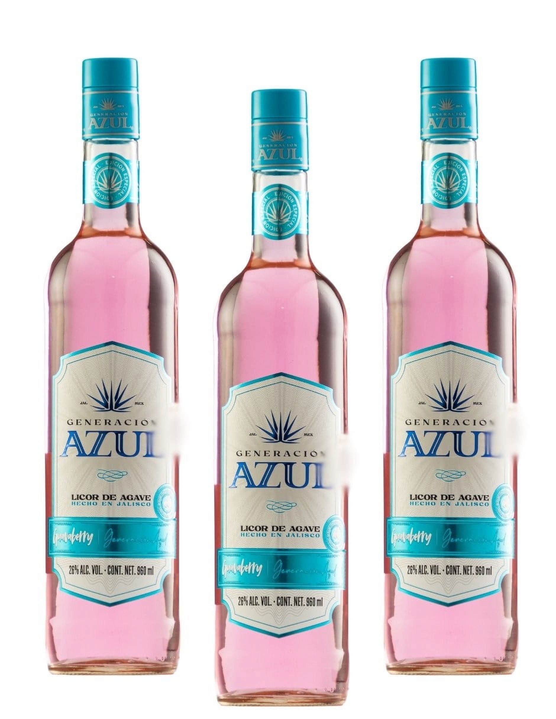 Tripack Licor de Agave Generación Azul Guavaberry 960 Ml Generación ...