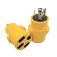 Parkworld 691944Y NEMA L14-30P to 14-50R Adapter, 4-Prong Generator ...