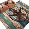 Area Rug 60×96in, Western Star Farm Texas Floor Carpet Living Room Rug ...