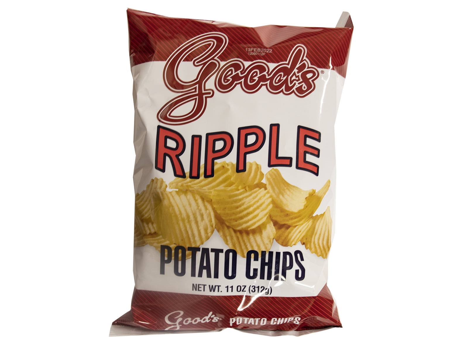 Good's Original Ripple Red Bag Potato Chips, 3-Pack 11 oz. Bags ...