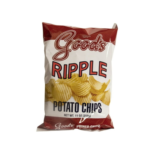 Good's Original Ripple Red Bag Potato Chips, 4-Pack 11 oz. Bags ...
