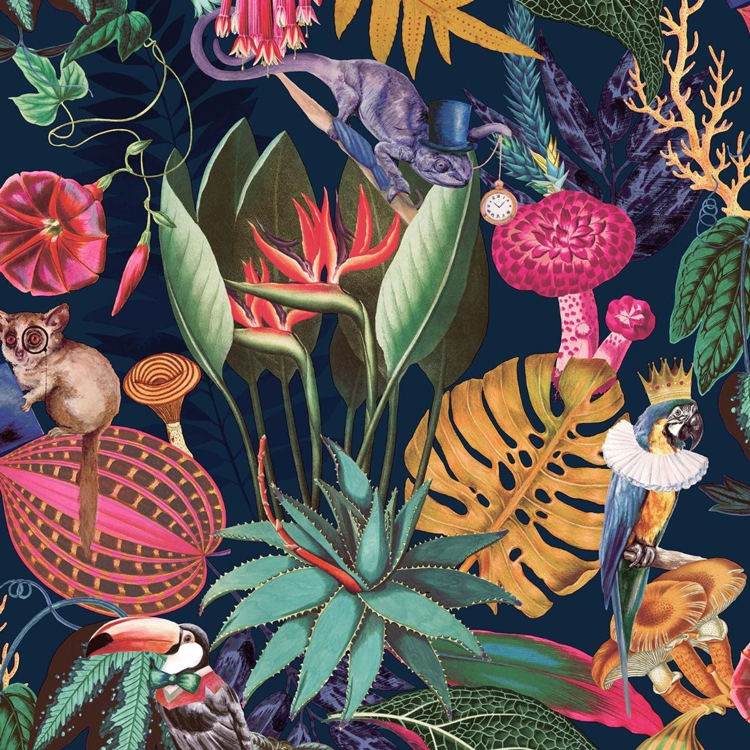 Click here for Holden Décor Wonderland Tropical Wallpaper 10m X 5... prices