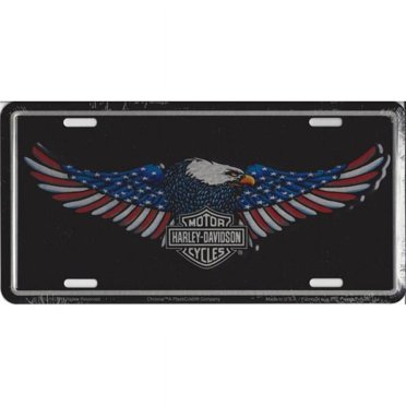 Harley-Davidson Silver Laser License Plate - Walmart.com