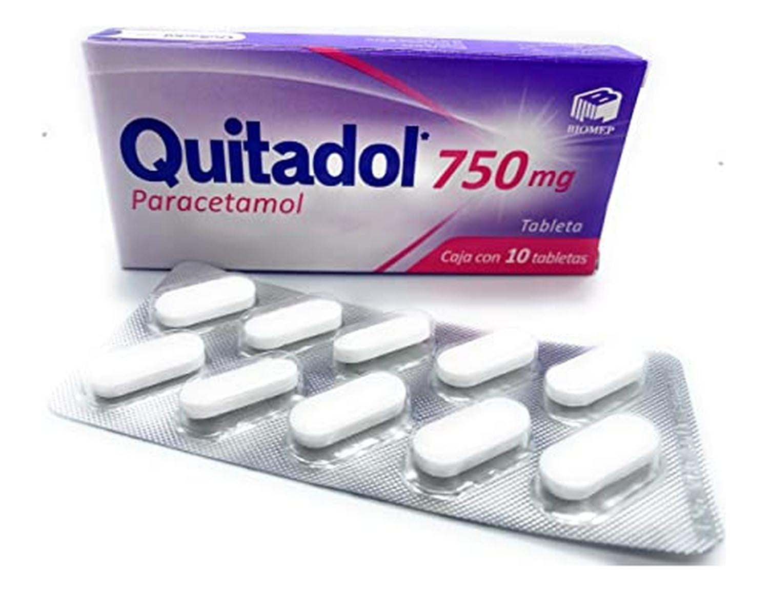Quitadol Con 10 Tabletas De 750 Mg | Walmart en línea