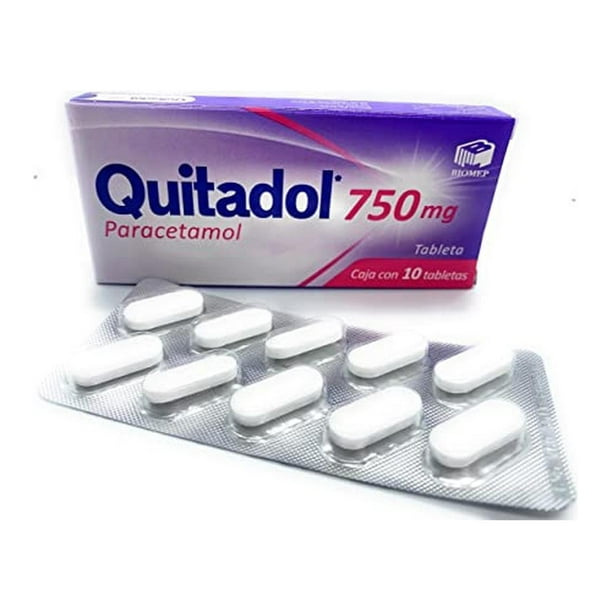 Quitadol Con 10 Tabletas De 750 Mg | Walmart en línea