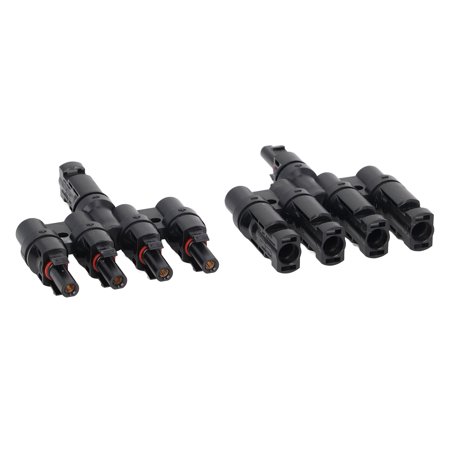 Solar Panel Connector, 1 Pair 30A Self Locking DIY Mount Solar Branch ...