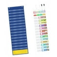 Daily Schedule Pocket Chart Educational Charts for Preschool Home ...