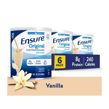 Ensure Original Vanilla Nutrition Shake Powder - Complete Balanced, 6 ...