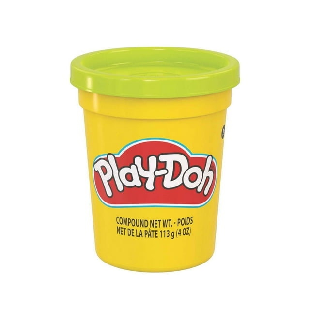 Play-Doh 4-Ounce Single Can of Bright Yellow Green Modeling Compound ...