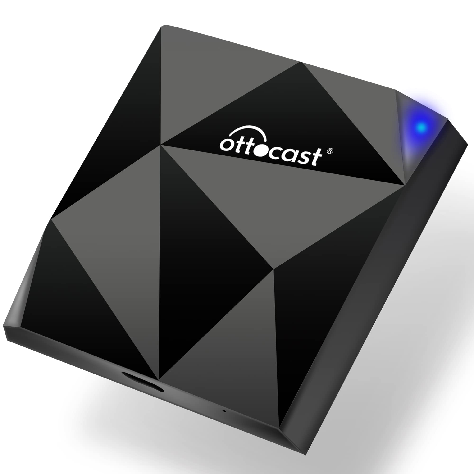 OTTOCAST Wireless CarPlay Adapter for iPhone - 2025 Upgrade Wired to ...
