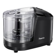 Mainstays Mini Food Chopper Black Plastic 1.5 Cup Capacity One-Touch ...