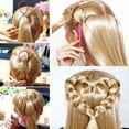 Small Hair Rubber Bands, 2000 count in 32 Colors with 18 Styling Tools ...