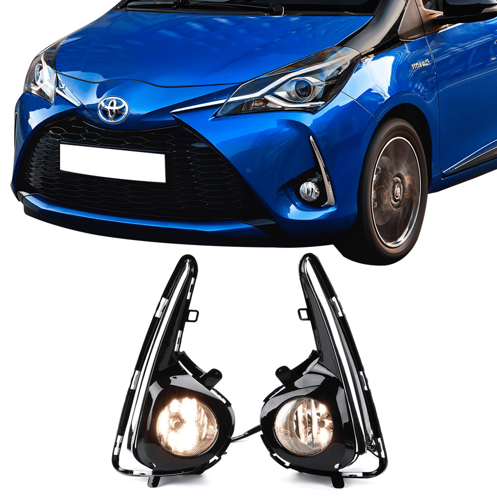 Ikon Motorsports Compatible with 18-19 Toyota Yaris OE Style Foglights ...
