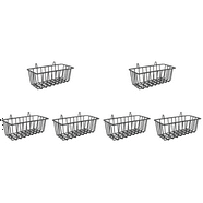 5 Pack Stackable Wire Baskets, Metal Cabinet Organizer for Office ...