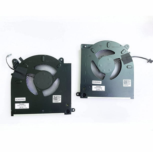 CPU+GPU Cooling Fan Replacement for Dell Alienware M15 R3 R4 RTX3080 ...