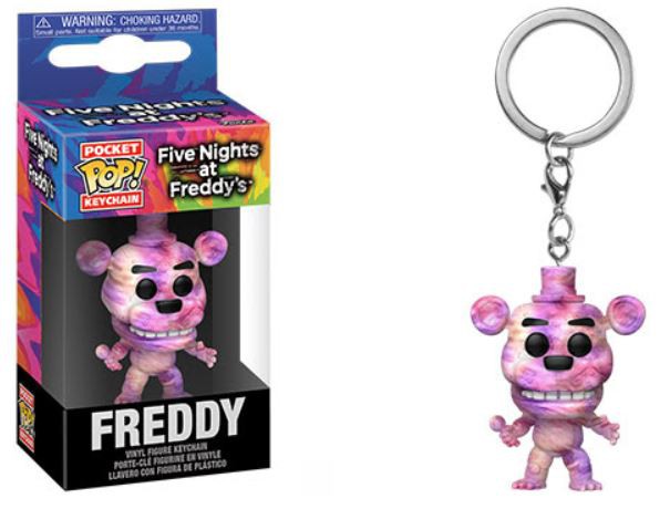 Funko Five Nights at Freddy's Pocket POP! Freddy Keychain (Tie-Dye ...