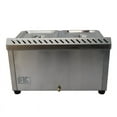 PreAsion 2-Pan Gas Food Warmer Stove Bain-marie Steam Heater Table with ...