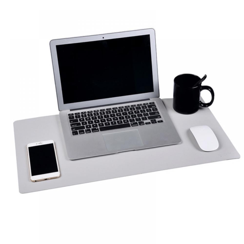 Oversized Double-sided PU Computer Desk Mat Writing Pad, Table Leather ...