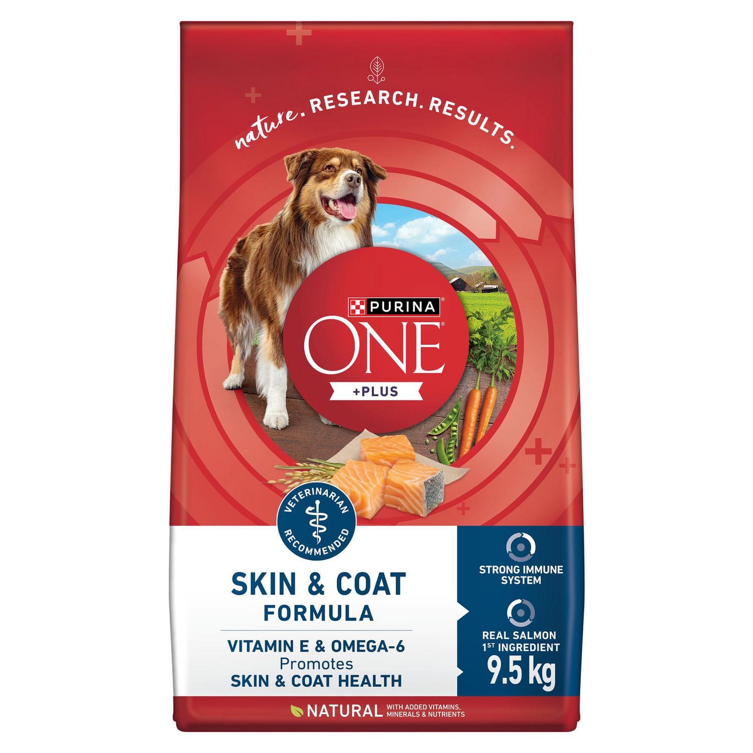 Click here for Purina One +Plus Skin & Coat Salmon  Dry Dog Food... prices