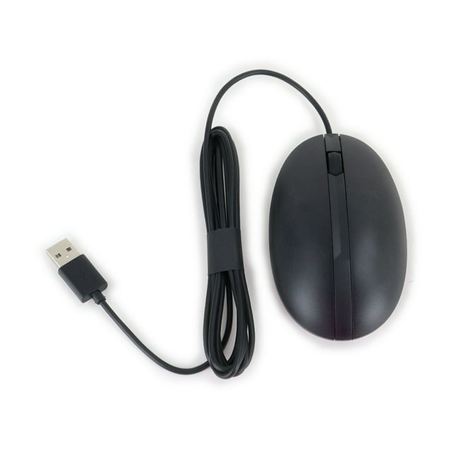 HP 320M Halley USB Optical Mouse Scroll Black DIB L96910-001 L95713-001 ...