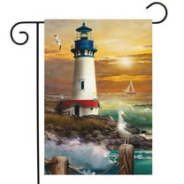 Toland Home Garden Cape Hatteras Lighthouse Beach summer Flag Double ...