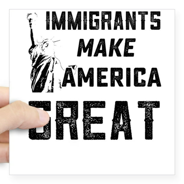 CafePress - Pro Immigrant Rights Shop Sticker - Square Sticker 3" x 3 ...