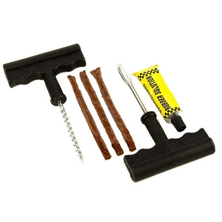 Tire repair kit, complete with glue, rubber and 2 handles | Walmart Canada