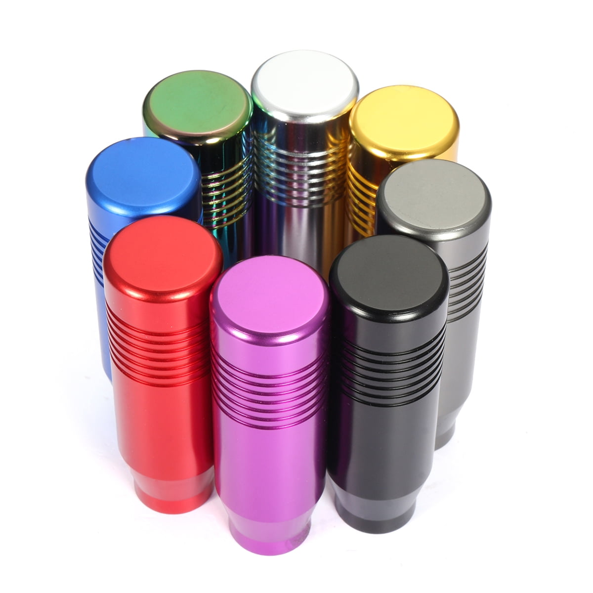 Car Gear Headgear Universal Manual Gear Shift Button Aluminum Alloy Shift Knob Lever Wear