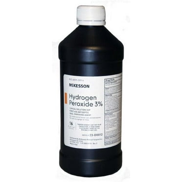 Hydrogen Peroxide 3% Solution, 1 Gallon Bottle, McKesson - Each ...