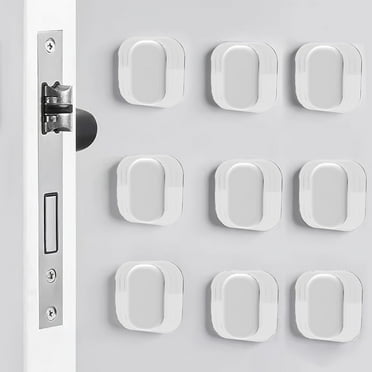 "All Top Bargains 4 White Door Knob Wall Protectors - Guard, Cover ...