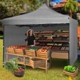 Texinpress 10x10ft Commercial Canopy Tent with Waterproof Sidewalls ...