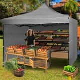 Texinpress 10x10ft Commercial Canopy Tent with Waterproof Sidewalls ...