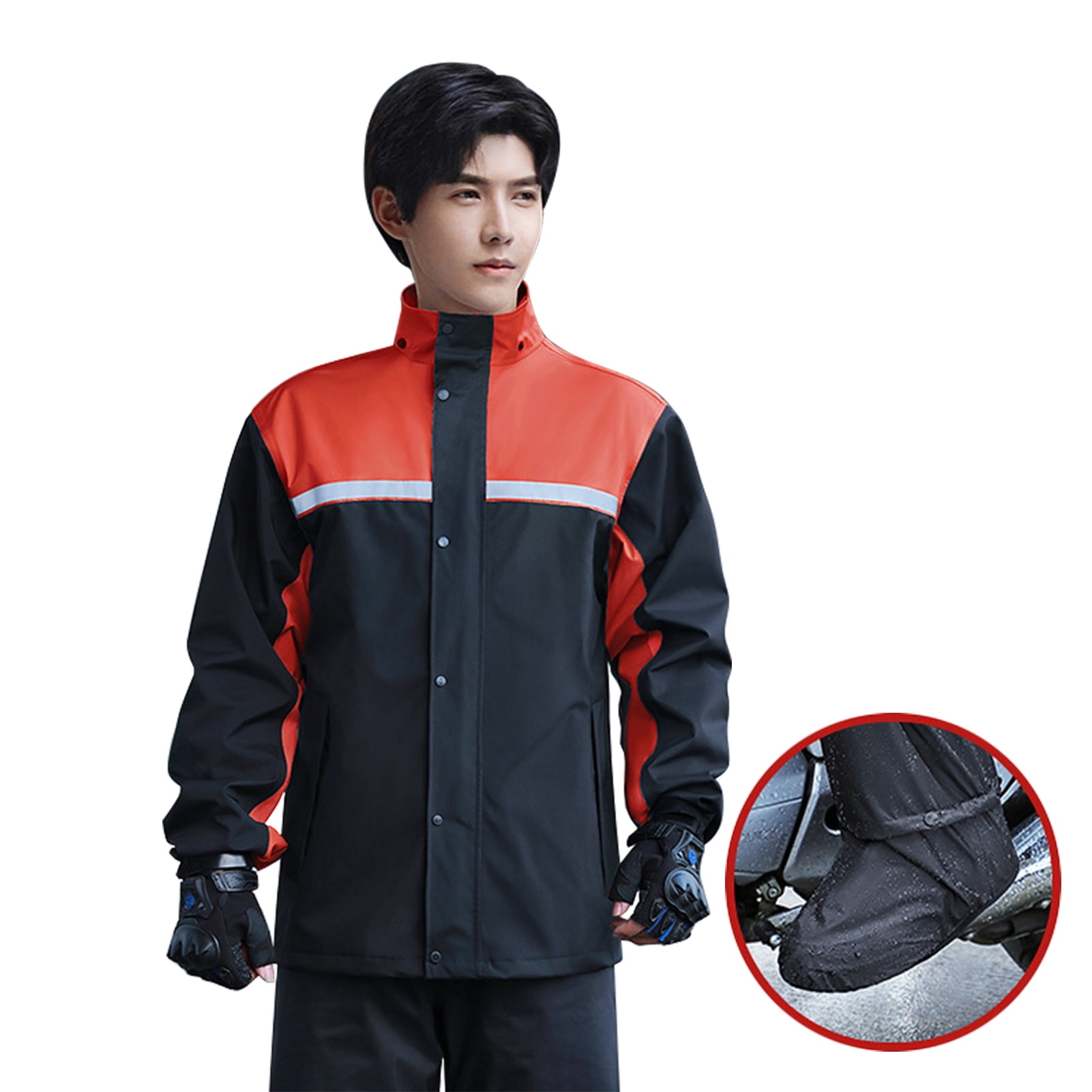 Click here for Tfixol Mens Heavy-Duty Rain Suit For Motorcycle De... prices