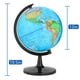 BSHAPPLUS 13" World Globe for Kids, Rotating Globes of the World with ...
