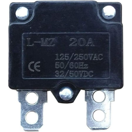 axGear 2Pcs 20A 125/250Vac 50Vdc Automatic Reset Relay Fuse Therma ...