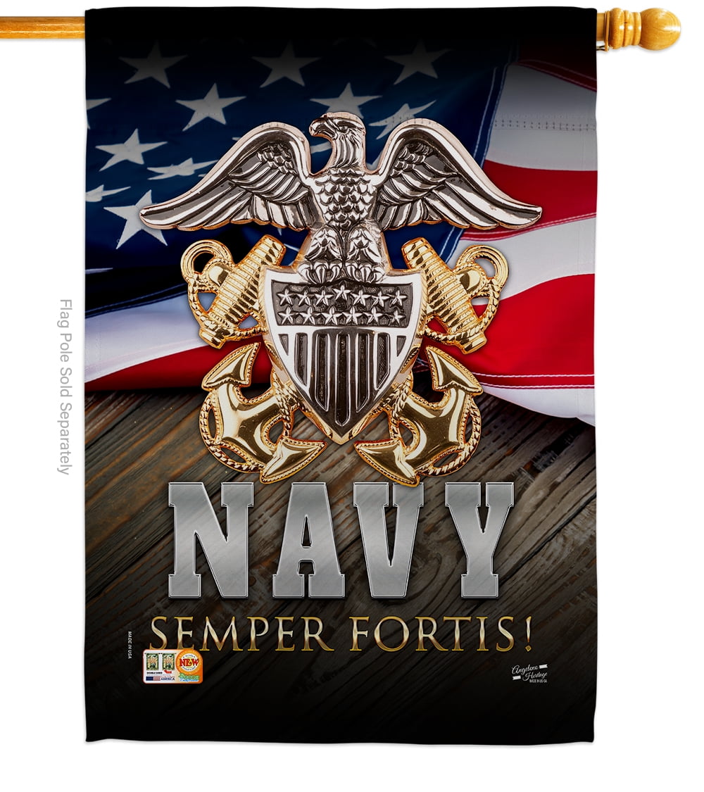 US Navy Semper Fortis Americana Military Impressions Decorative us-navy-semper-fortis-americana-military-impressions-decorative