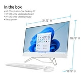 "HP 27"" Touch All-in-One Desktop PC, Intel i5-1235U, 8GB RAM, 1TB SSD ...