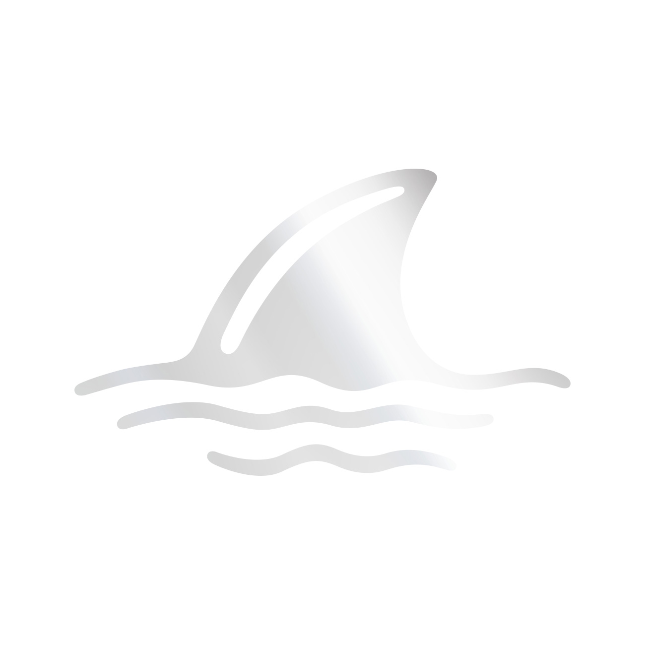 Shark Fin in Water Sticker Decal Die Cut - Self Adhesive Vinyl ...