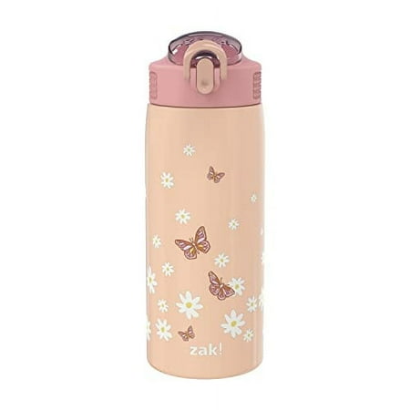 Zak Designs Water Bottle for Travel and at Home, 19 oz Vacuum Insulated ...