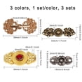 12 Sets 12 Styles Butterfly Flower Bird Alloy Snap Lock Clasps for ...