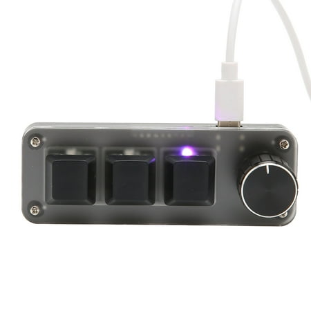 USB Mechanical Keyboard, Small Portable 3 Key Small Keypad For DIY ...