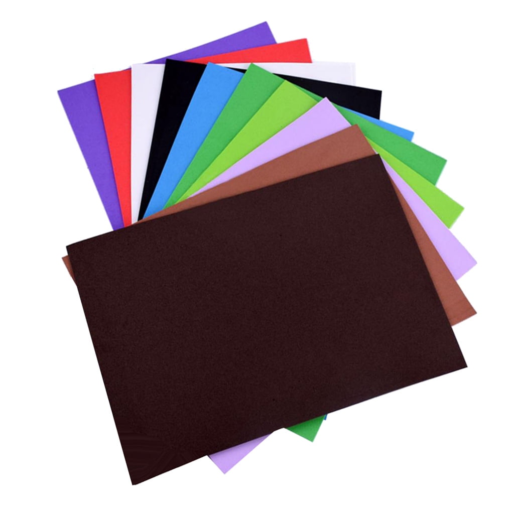 10 Pieces Common Sponge Foam Papers For Paper Craft - Walmart.com